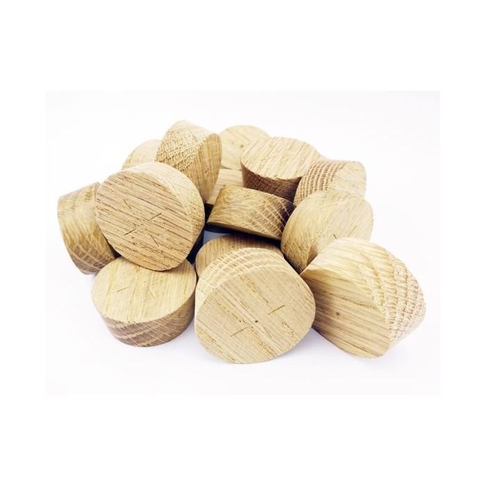 32mm American White Oak Cross Grain Tapered Wooden Plugs