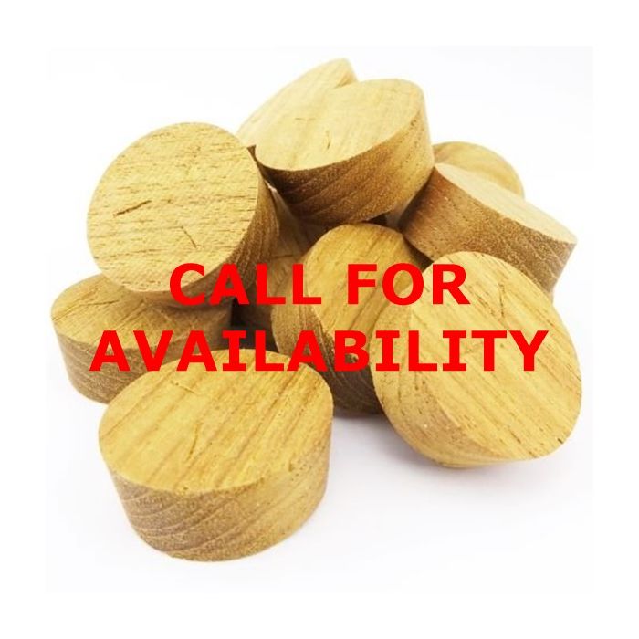 28mm Teak Tapered Wooden Plugs 100pcs