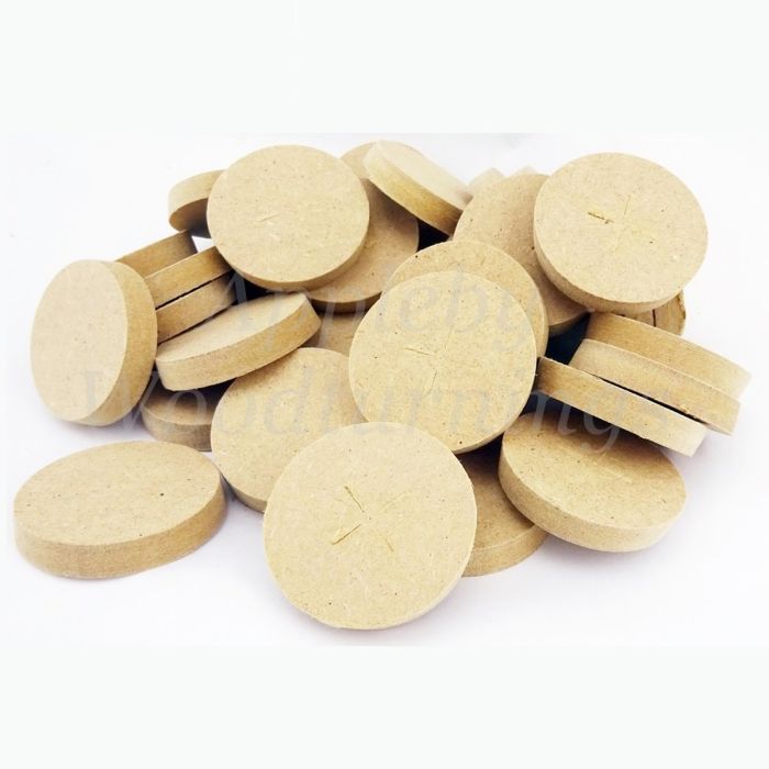 50mm Brown MDF Tapered Wooden Plugs 100pcs