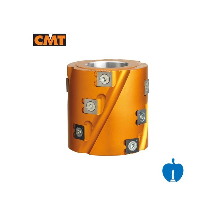 CMT 62mm x 80mm Cut Height Spiral Spindle Moulder Planing Hogger with ...