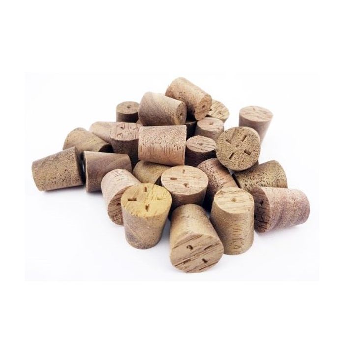 10mm American Black Walnut Cross Grain Tapered Wooden Plugs