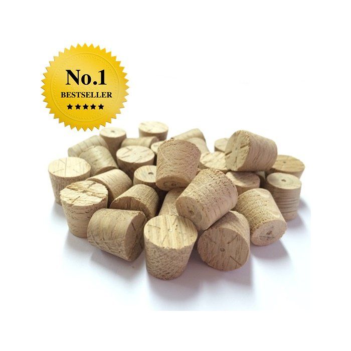 12mm European Oak Cross Grain Tapered Wooden Plugs