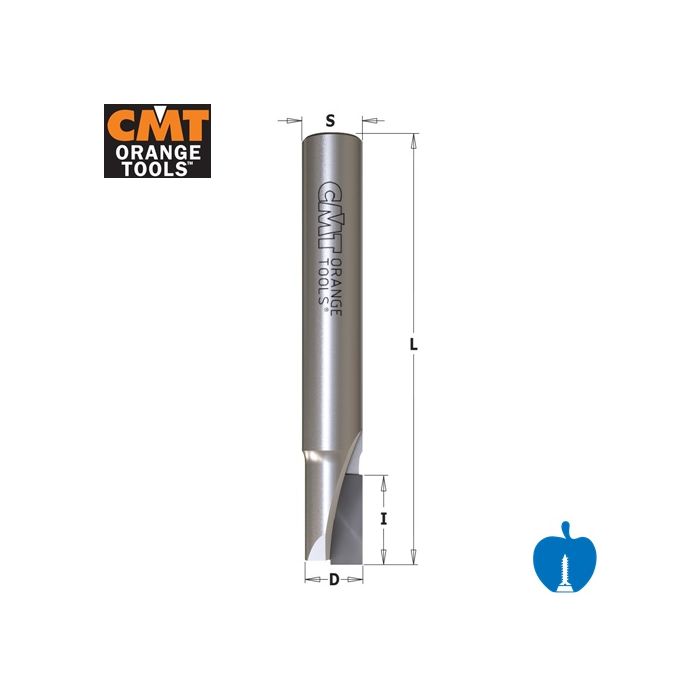 12mm Diameter x 20mm Cut Length CNC PCD Diamond Router Bit Straight Cut ...