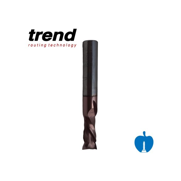 12mm dia x 28mm cut Leuco CNC Up/Down Compression Spiral Router Z=2+2 R ...