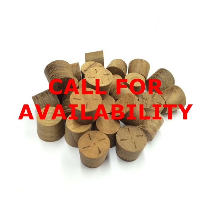13mm Teak Tapered Wooden Plugs 100pcs