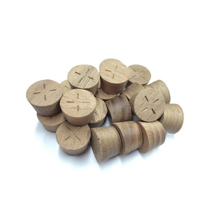 35mm American Black Walnut Tapered Wooden Plugs 100pcs