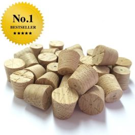 12mm European Oak Cross Grain Tapered Wooden Plugs