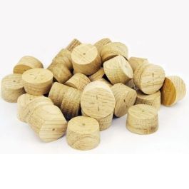 24mm English Oak Tapered Wooden Plugs 100pcs
