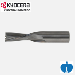 Kyocera 6mm x 22mm S=6mm Finishing Spiral Router Z=2 Negative R/H 784304